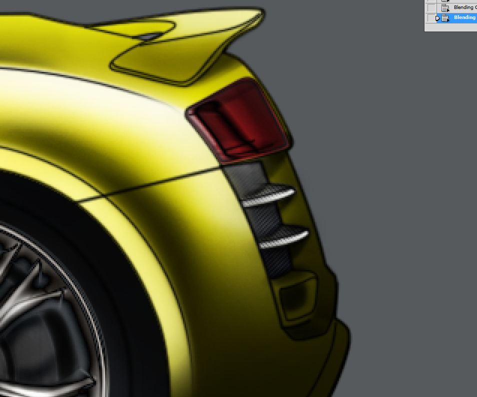 Automotive Rendering Photoshop | GrabCAD Tutorials