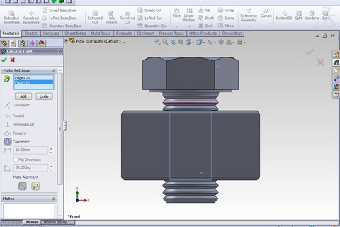 Tutorial: How to create thread in the hole? - GrabCAD
