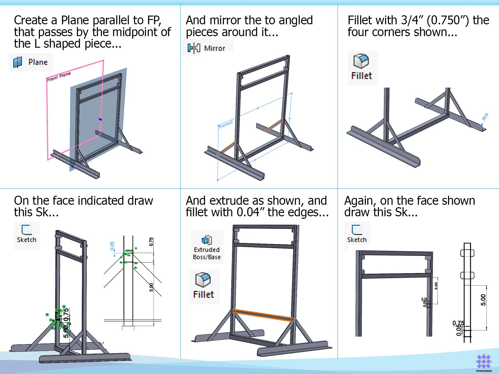 Movable Stand for 36"x54" Plastic Bags | GrabCAD Tutorials
