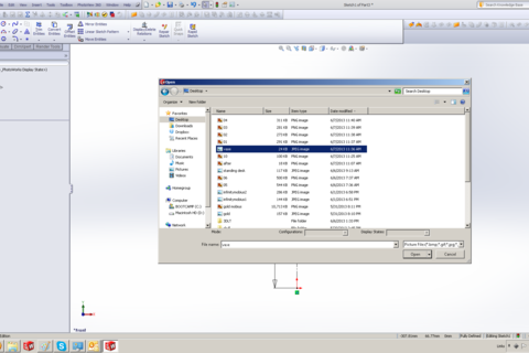 Tutorial - Tip - insert a reference image into a sketch in SolidWorks ...