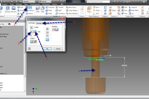 'Tutorial: How to create adaptive springs in Autodesk Inventor' - GrabCAD