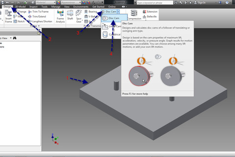 Tutorial: how to make a cam work in autodesk inventor' - GrabCAD