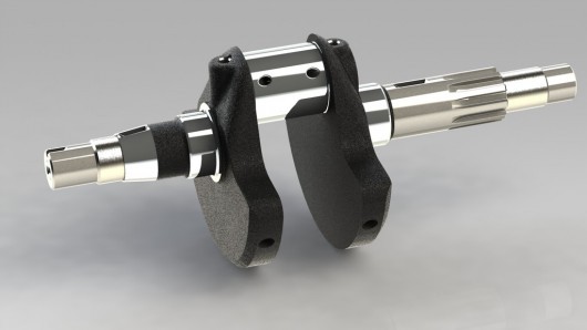 How to model a Single cylinder crank shaft in simple steps? - GrabCAD