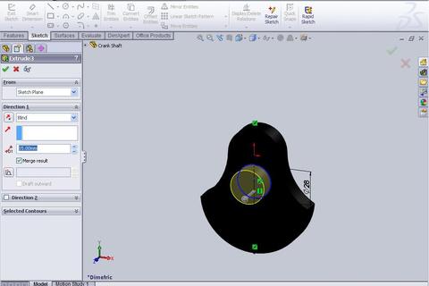 How to model a Single cylinder crank shaft in simple steps? - GrabCAD