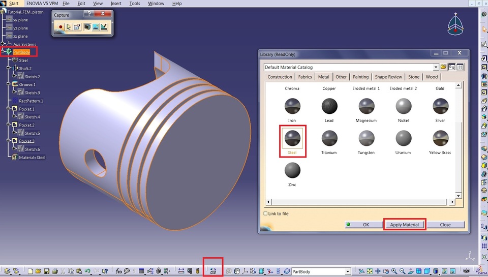 Tutorial: How to analyze a thermal load in Catia V5 FEM Analysis - GrabCAD