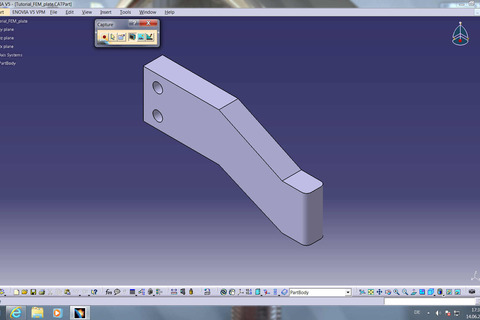 Tutorial: How to analyze a distributed force in Catia V5 FEM Analysis ...