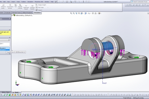 Tutorial - How to create a static stress analysis simulation in ...