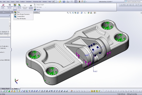 Tutorial - How to create a static stress analysis simulation in ...