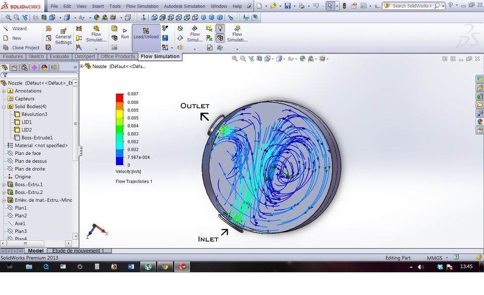 How to simulate nozzle with solidworks (flow simulation)? - GrabCAD