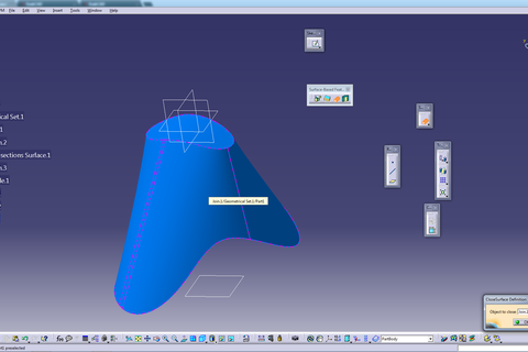 How to convert enclosed surface to solid in CATIA? - GrabCAD