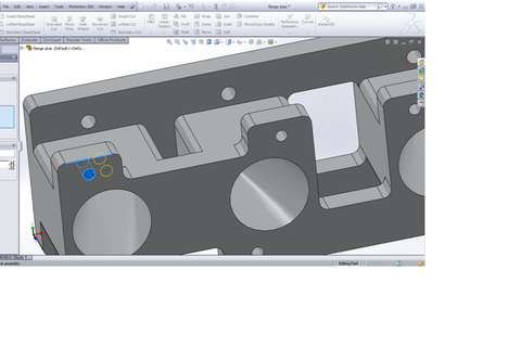 Tutorial: Using the Move Face command in SolidWorks. - GrabCAD