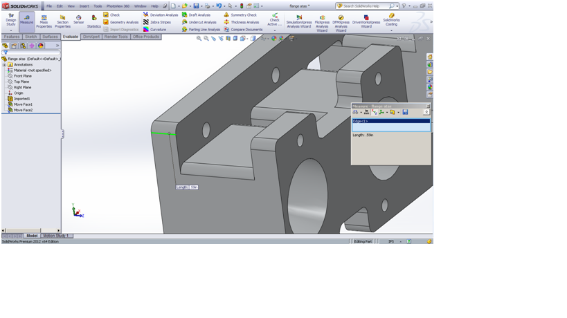 Tutorial: Using the Move Face command in SolidWorks. | GrabCAD Tutorials