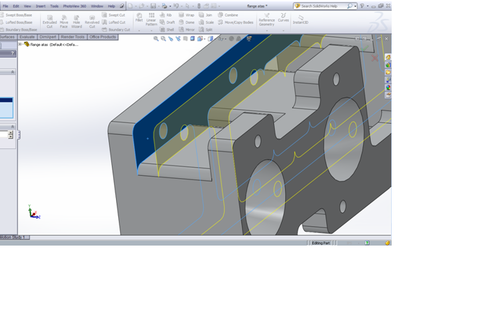 Tutorial: Using the Move Face command in SolidWorks. - GrabCAD