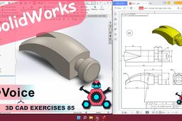 SolidWorks | 3D CAD EXERCISES 85 | StudyCadCam | Solution Tutorial | | GrabCAD Tutorials