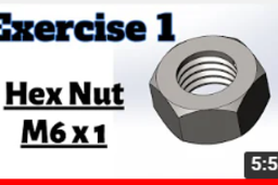 Exercise 1 || Solidwork | GrabCAD Tutorials