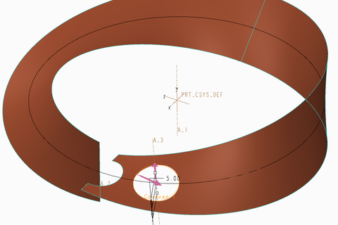 Tutorial: How to model self intersecting Möbius strip - GrabCAD