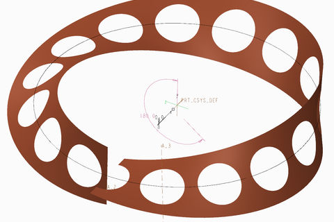 Tutorial: How to model self intersecting Möbius strip - GrabCAD