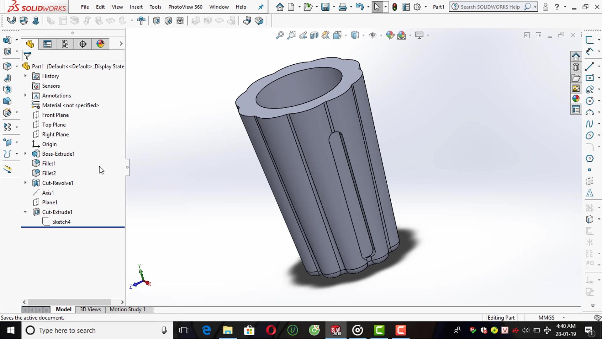 Solidworks: cup (5) | GrabCAD Tutorials