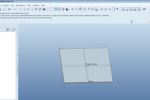 Using a reference image in pro e & creo elements to create a logo or ...