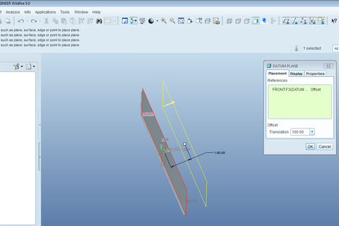 Using a reference image in pro e & creo elements to create a logo or ...