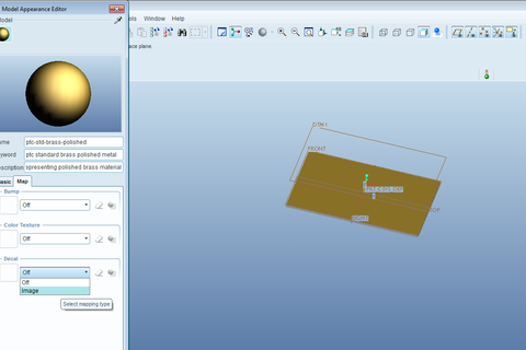 Using a reference image in pro e & creo elements to create a logo or ...