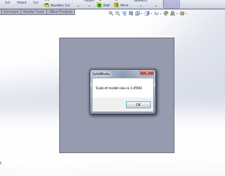 Zooming a part to real size in Solidworks with a Hotkey | GrabCAD Questions