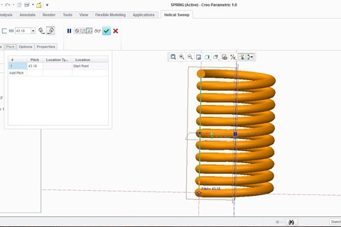 Tutorial: Variable Pitch Spring - GrabCAD