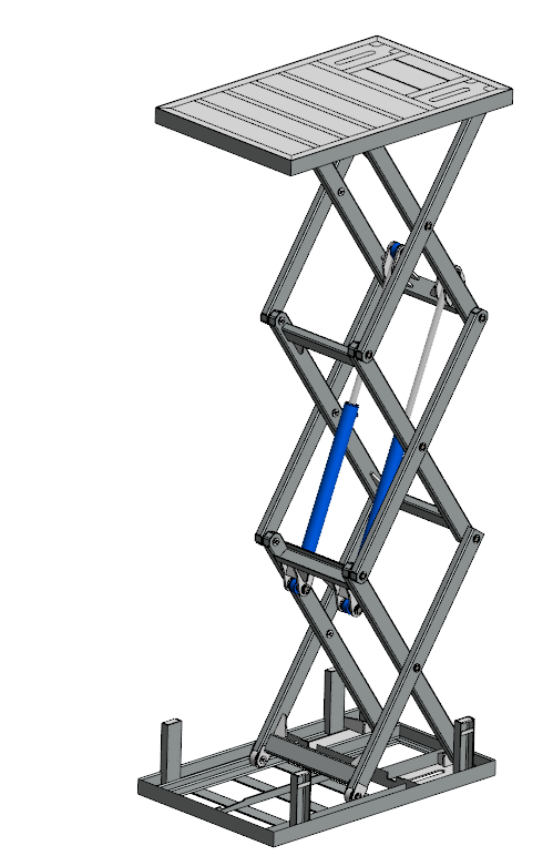 3d Portable lifting table. Manufacturing drawings | Freelancers ...