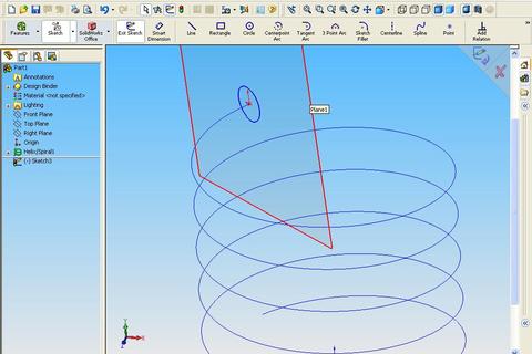 Tutorials:-How to Design Spring in Simple Ways by 1.)Sweeping along ...