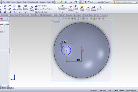 Tutorial - Indent feature in SolidWorks? - GrabCAD
