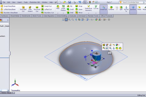 Tutorial - Indent feature in SolidWorks? - GrabCAD