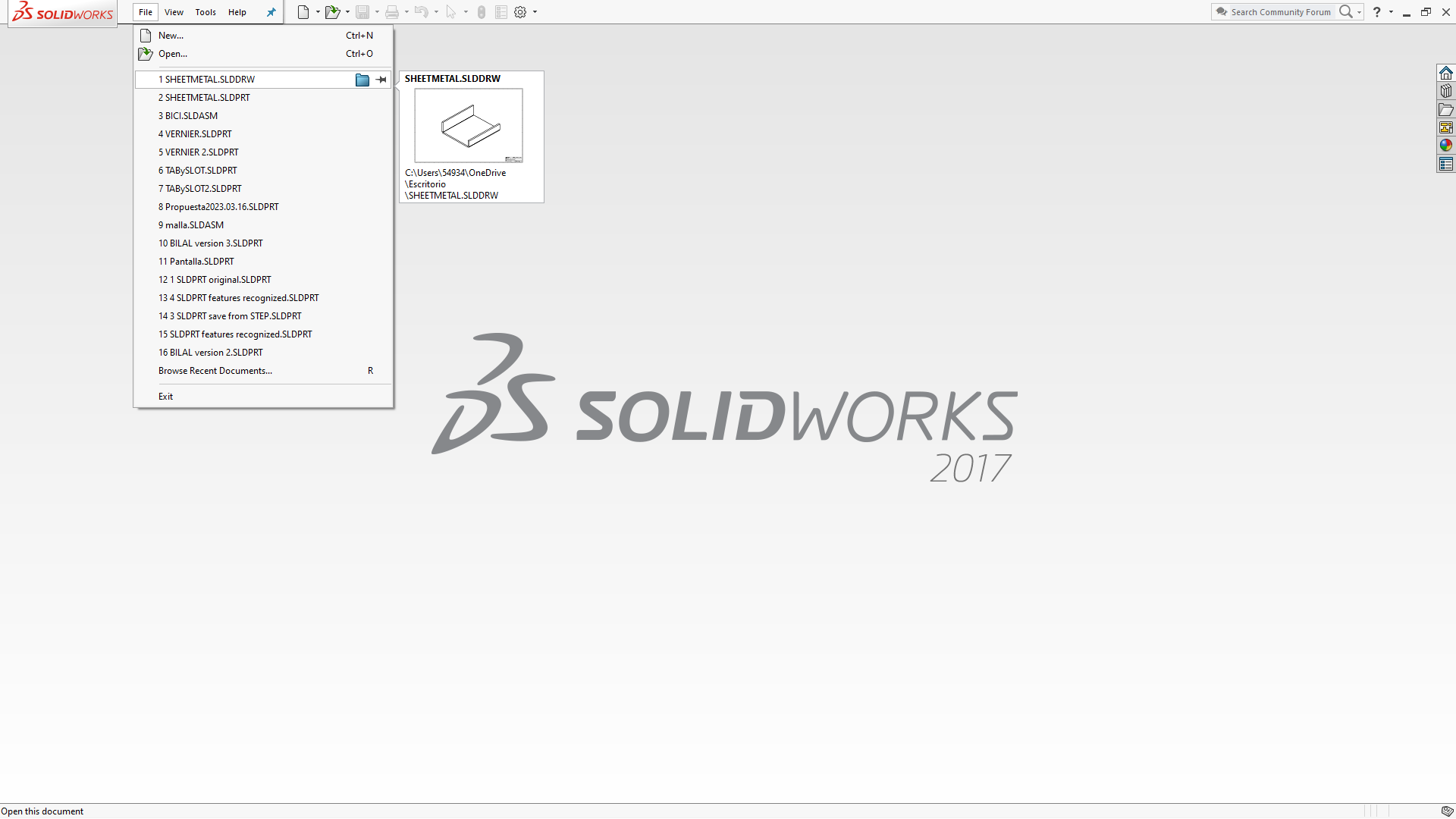 How To Fix Flat Pattern Issue In Drawing File Grabcad Groups