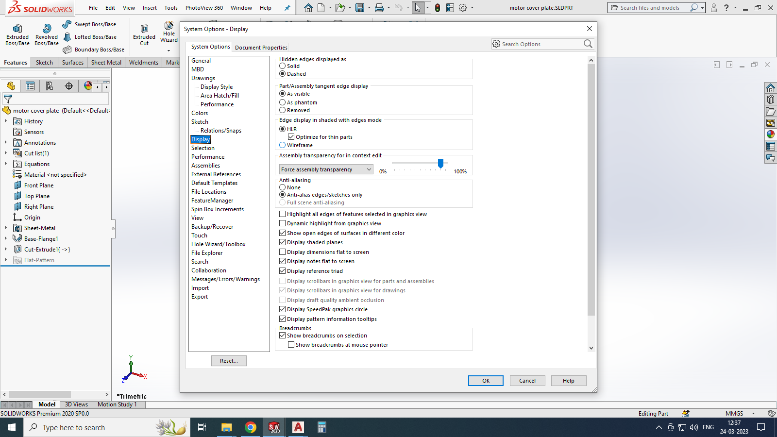 Why does my part appear so different in solidworks 2022 ? | GrabCAD ...