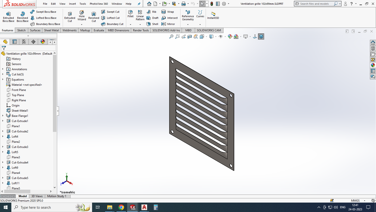 Why does my part appear so different in solidworks 2022 ? | GrabCAD ...