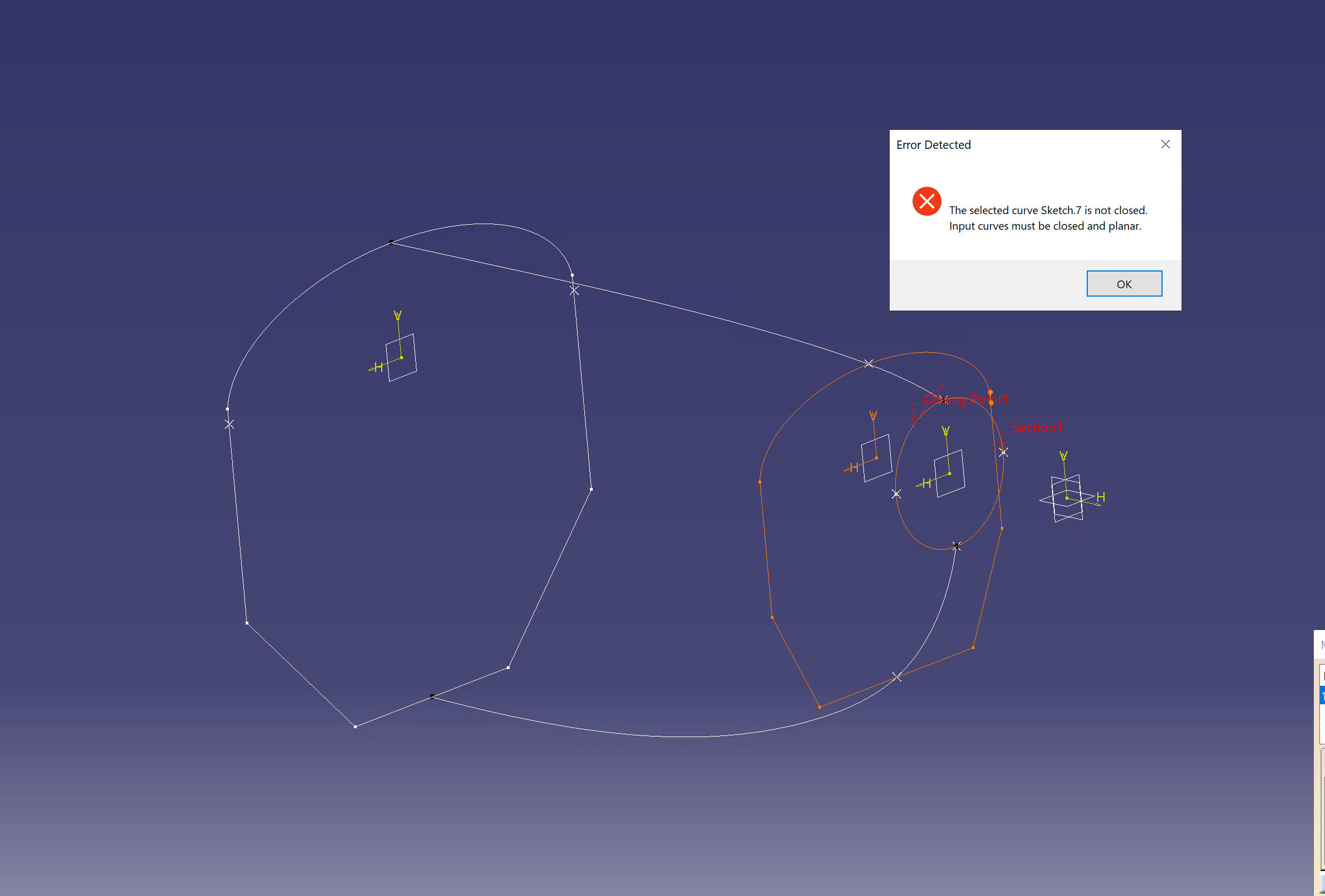 Why Cant I Loft This Grabcad Questions