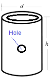 Would like to know how to drill a hole in a cylinder side with screw ...