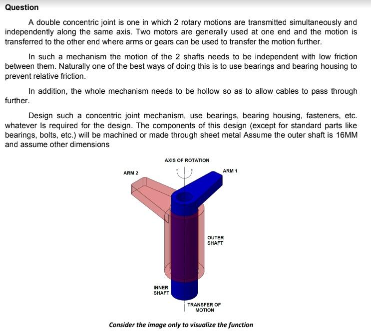 How to solve design concentric joint mechanism | GrabCAD Questions