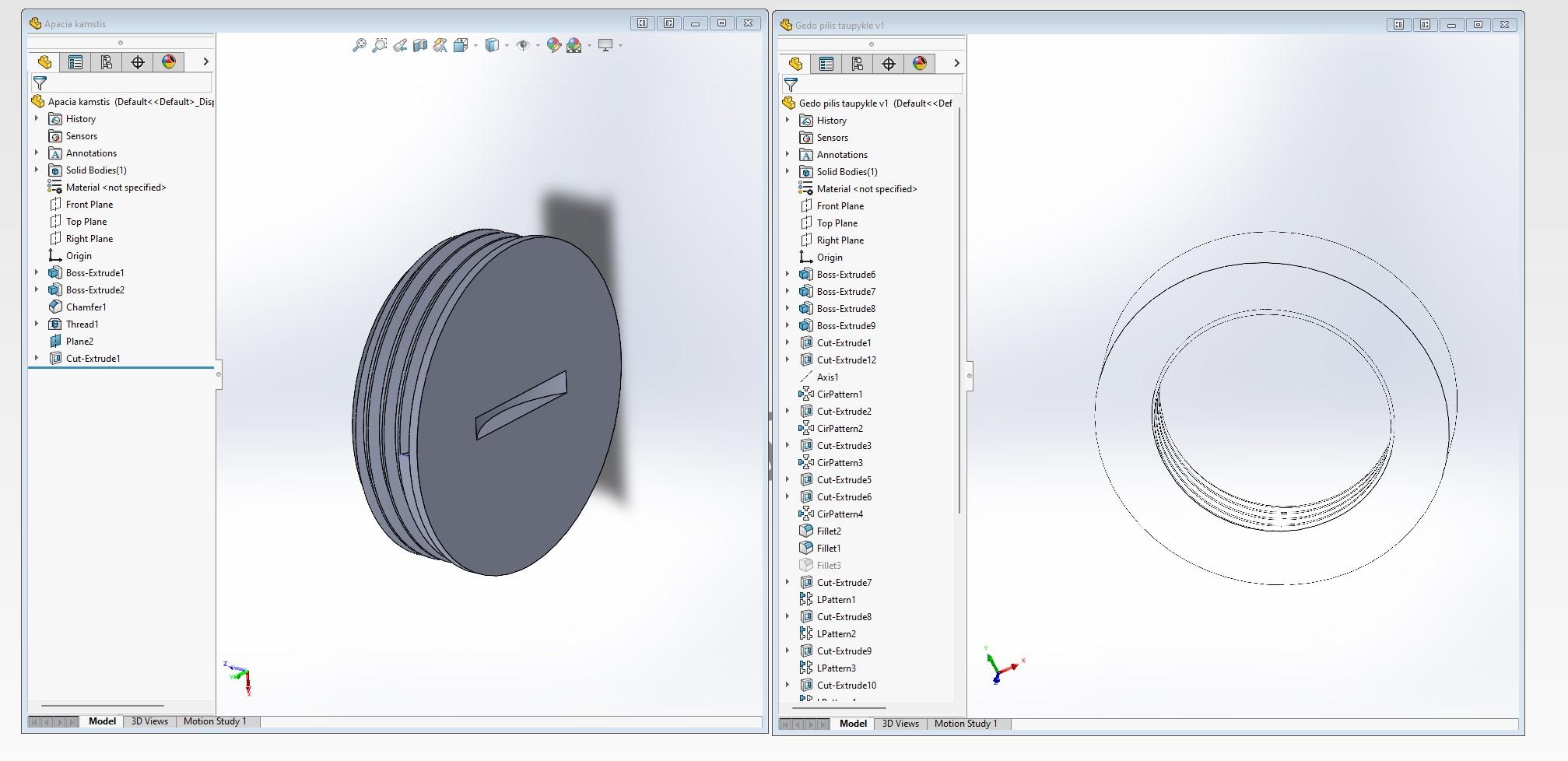 Why does my part appear so different in solidworks 2022 ? | GrabCAD ...