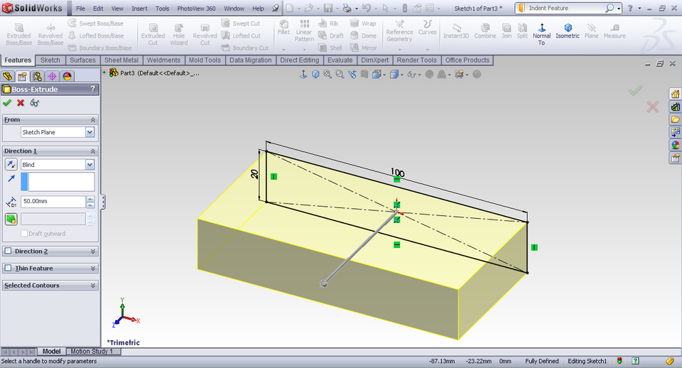 Tutorial - Using cut with surface feature in SolidWorks? - GrabCAD