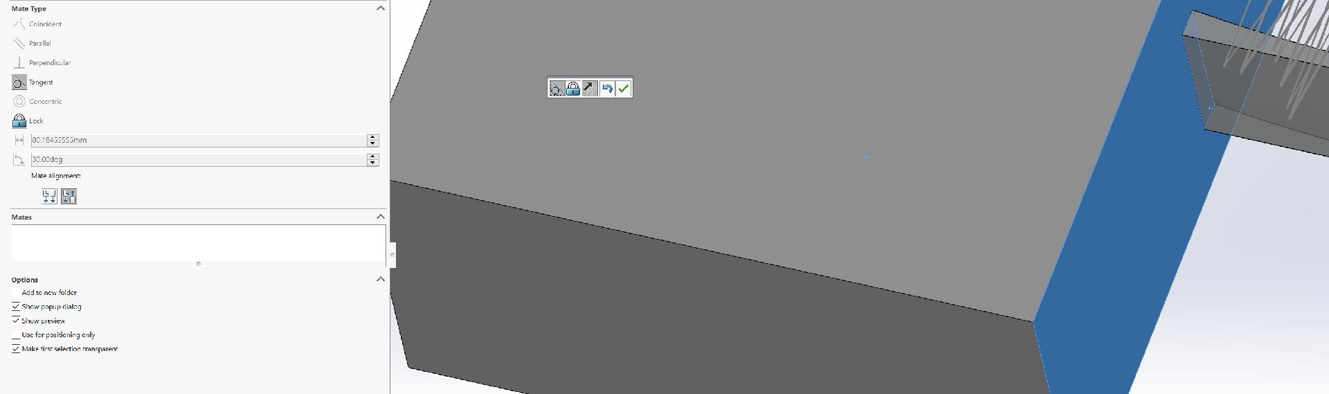 Only Tangent Mate Available | GrabCAD Questions