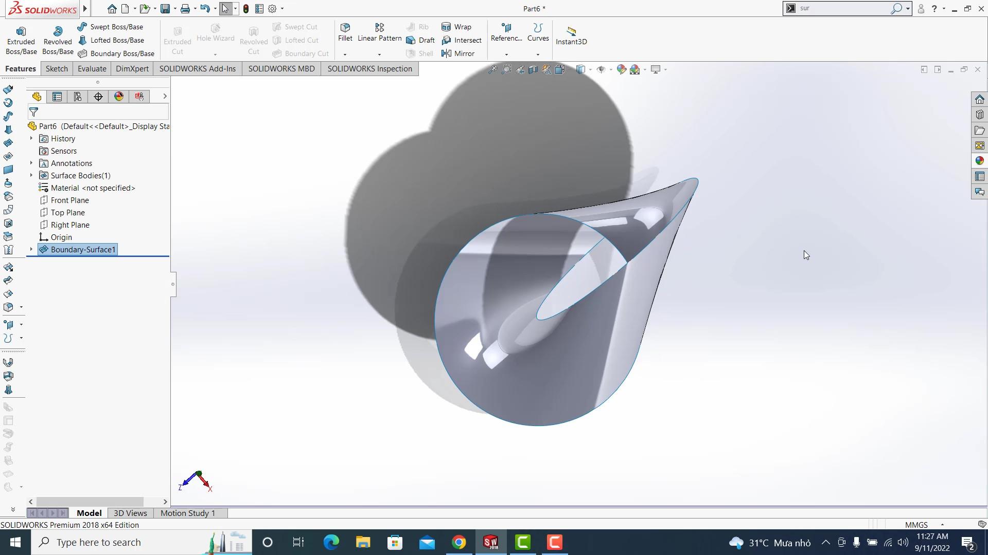 Solidworks: anti oloid | GrabCAD Tutorials
