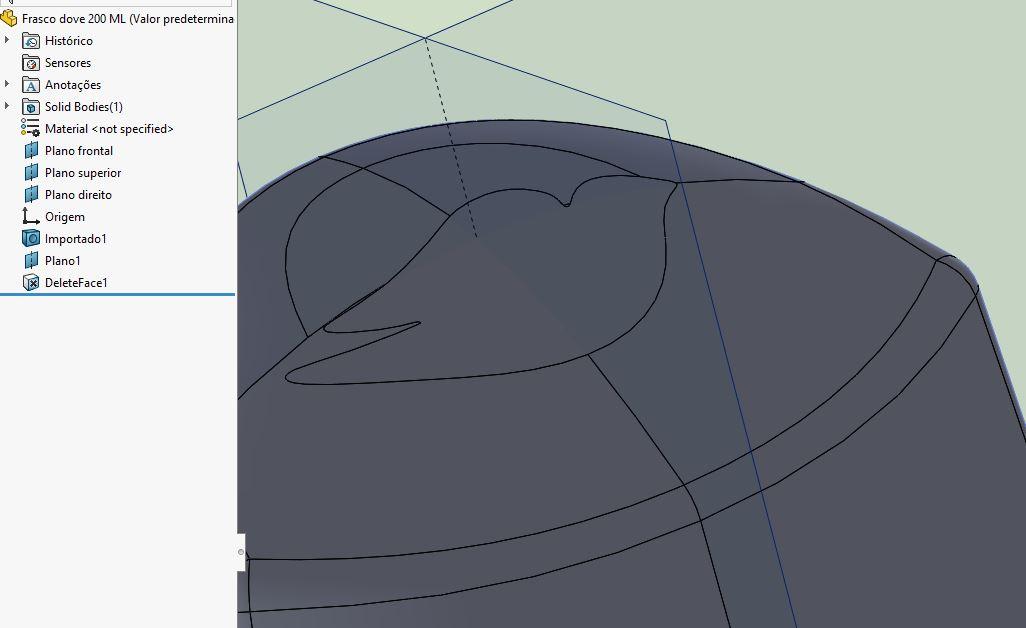 how to complete bas relief on a domed face | GrabCAD Questions