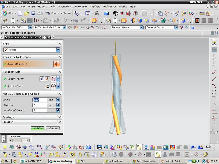 Tutorial for how to make a drill bit in Unigraphics NX 8 ? - GrabCAD
