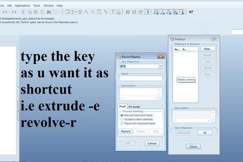 what is the use of mapkey in pro e or creo elements? - GrabCAD