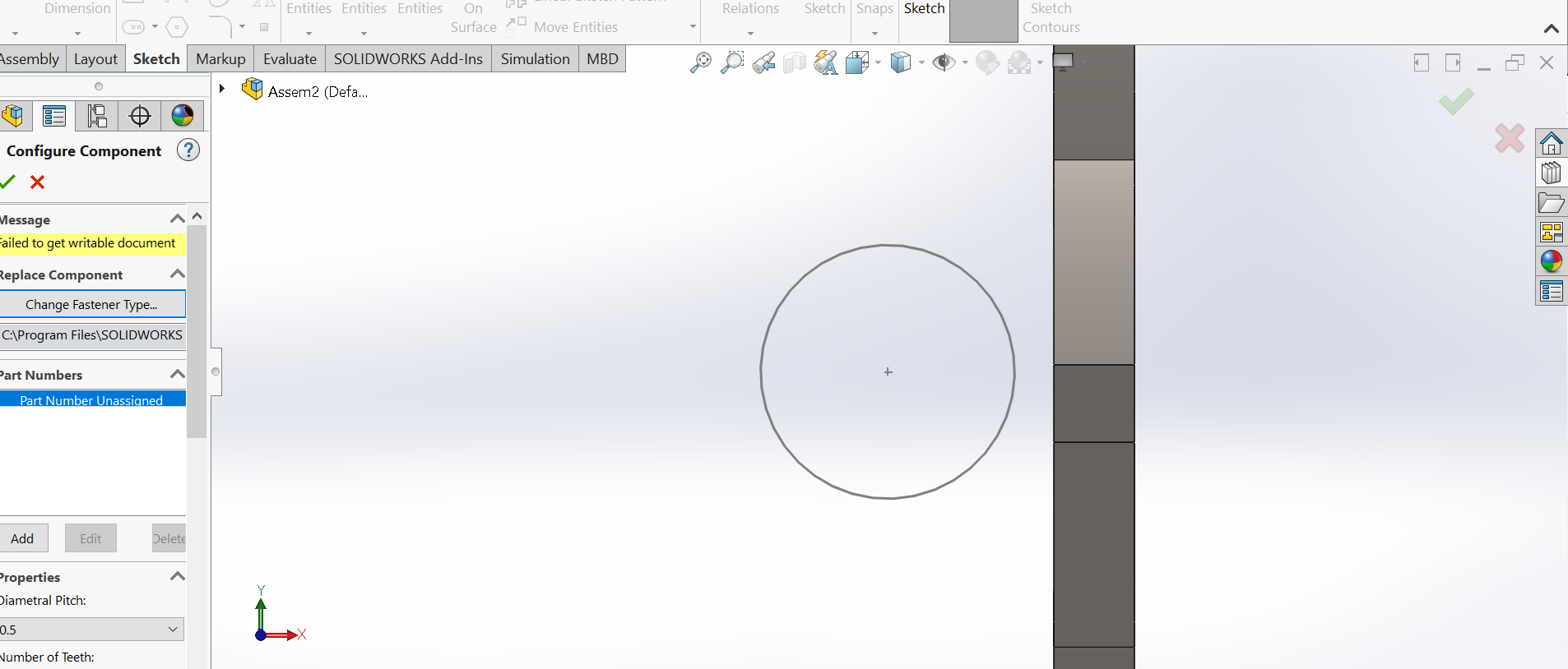 Why Toolbox Parts Are Not Re Dimensioned Any One Have Idea Suggest Me