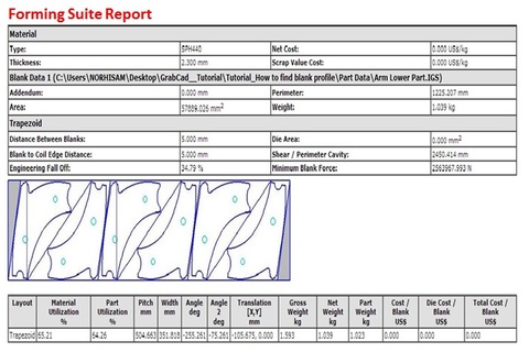 Tutorial : How to find Blank profile for metal stamping part in Forming ...