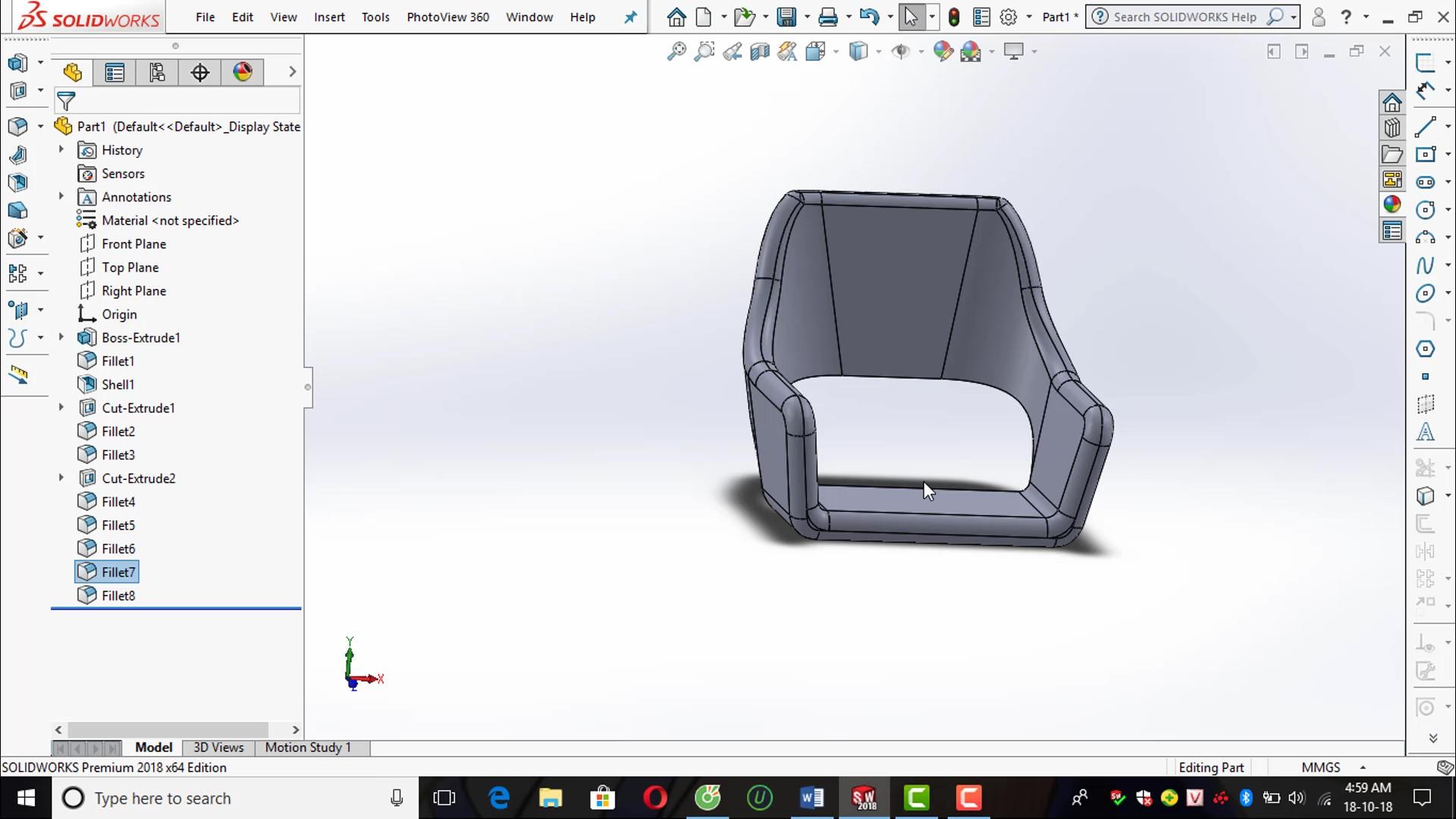 Solidworks: Chair (6) | GrabCAD Tutorials