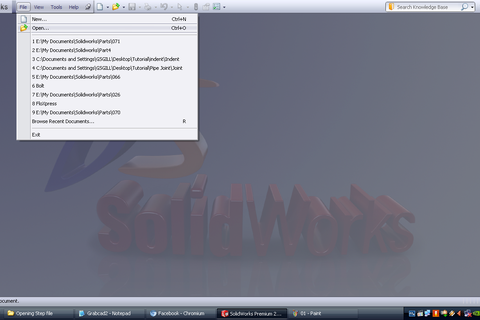 How can I open step file in SolidWorks? - GrabCAD