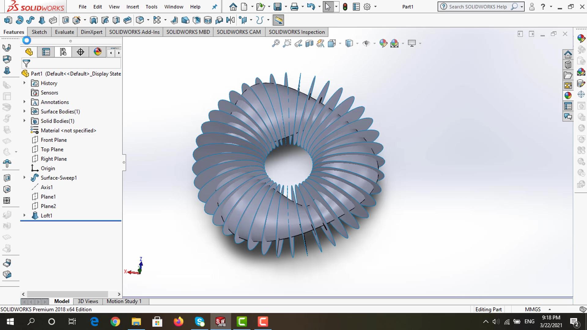 Solidworks Interlacing Pattern 10 Grabcad Tutorials