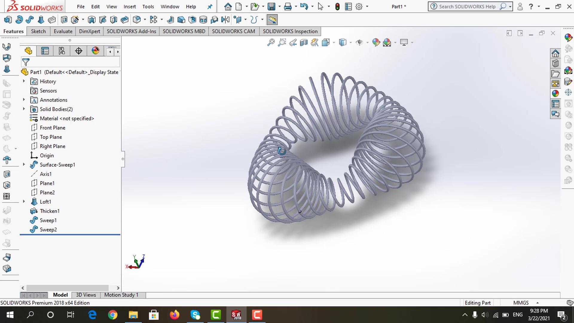 Solidworks: interlacing pattern (10) | GrabCAD Tutorials